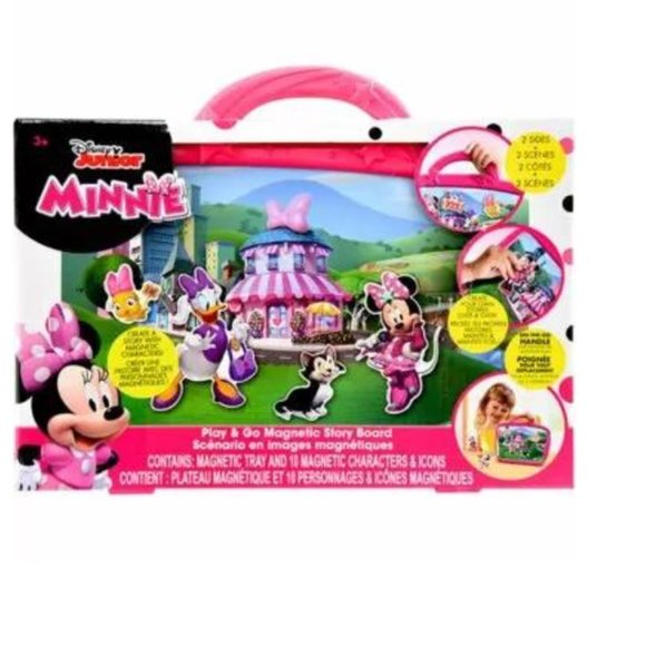 Disney | Toys | Disney Junior Minnie Mouse Play Go Magnetic Storyboard ...